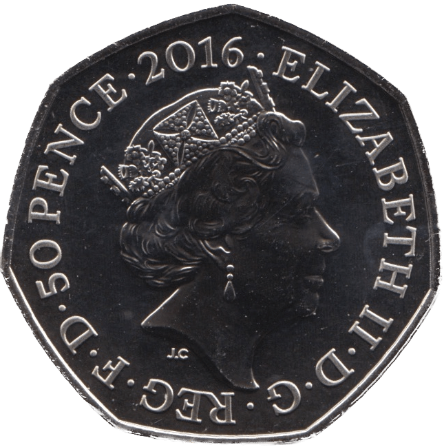 2016 BRILLIANT UNCIRCULATED BEIJING OLYMPIC TEAM GB 50p 50p BU ...