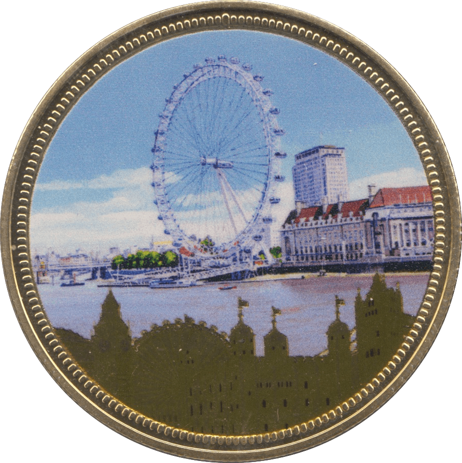 2016 FAMOUS LANDMARKS OF LONDON THE LONDON EYE WORLD COINS ...