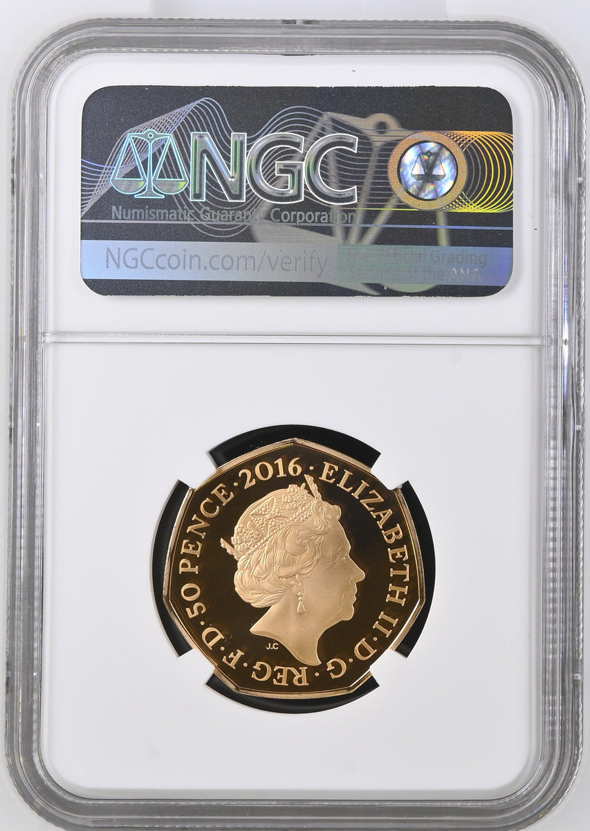 2022 GOLD PROOF 50P COMMONWEALTH GAMES ULTRA CAMEO PF 70 NGC GOLD 50P ...