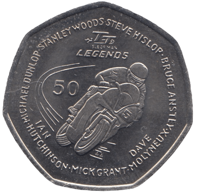 2016 TT FIFTY PENCE ISLE OF MAN WORLD COINS Cambridgeshire Coins ...