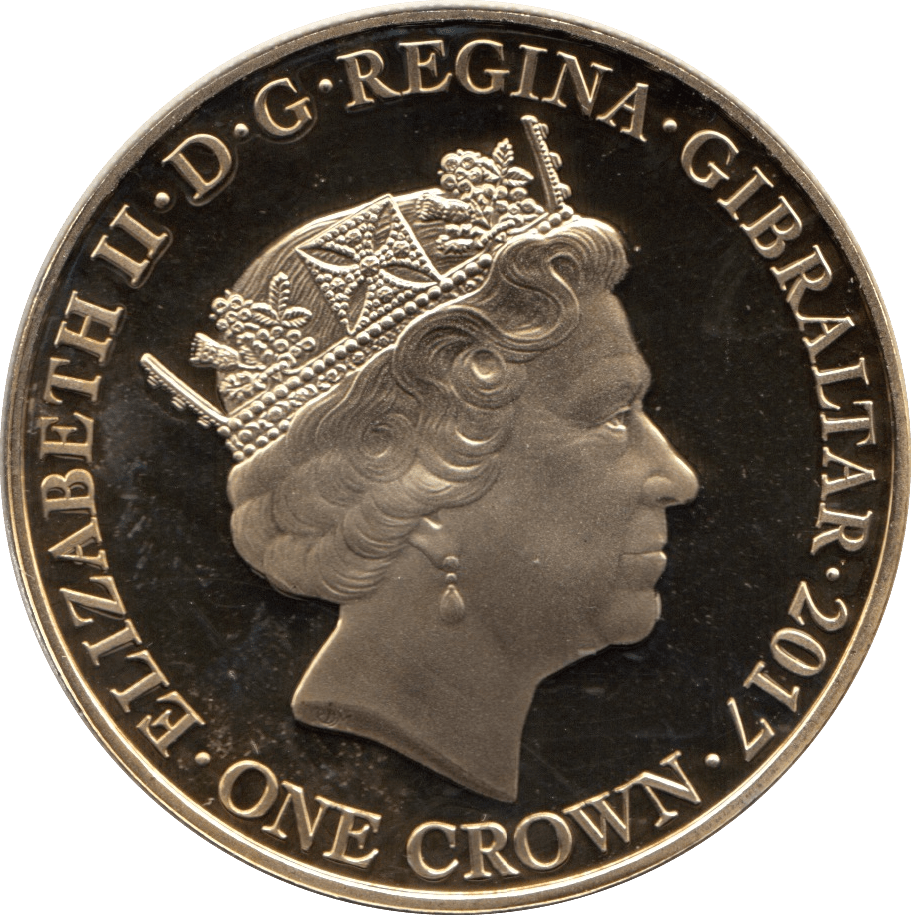 2017 ELIZABETH AND PHILIP 70TH ANNIVERSARY CROWN COIN F110 CROWN ...