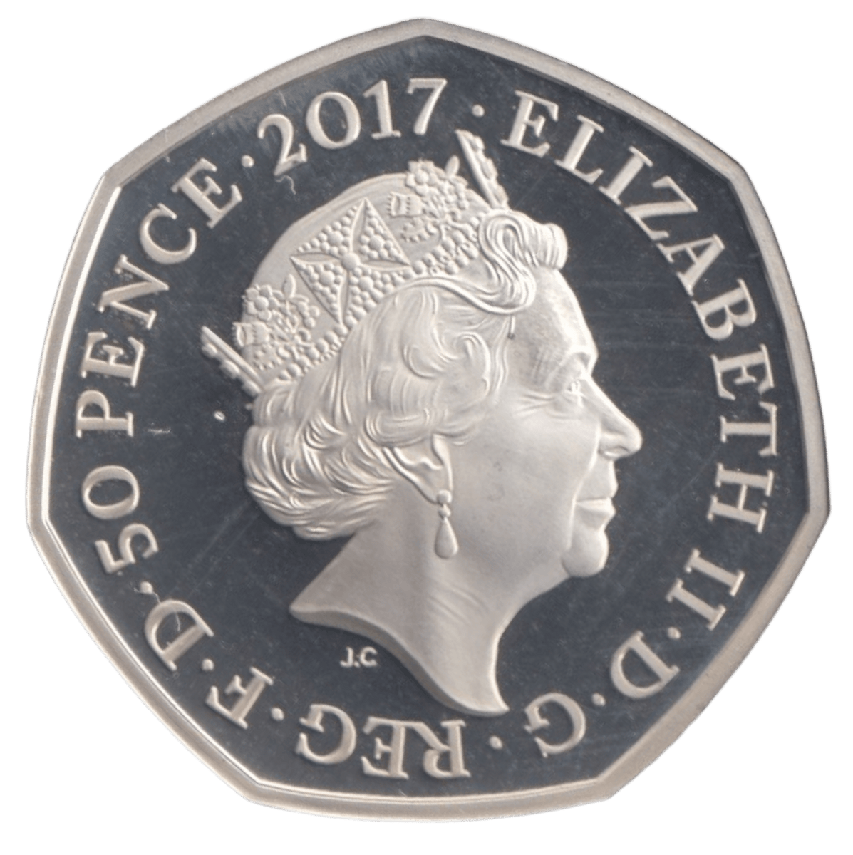 2017 SILVER PROOF 50P MR. JEREMY FISHER 50P Silver Proof Cambridgeshire ...
