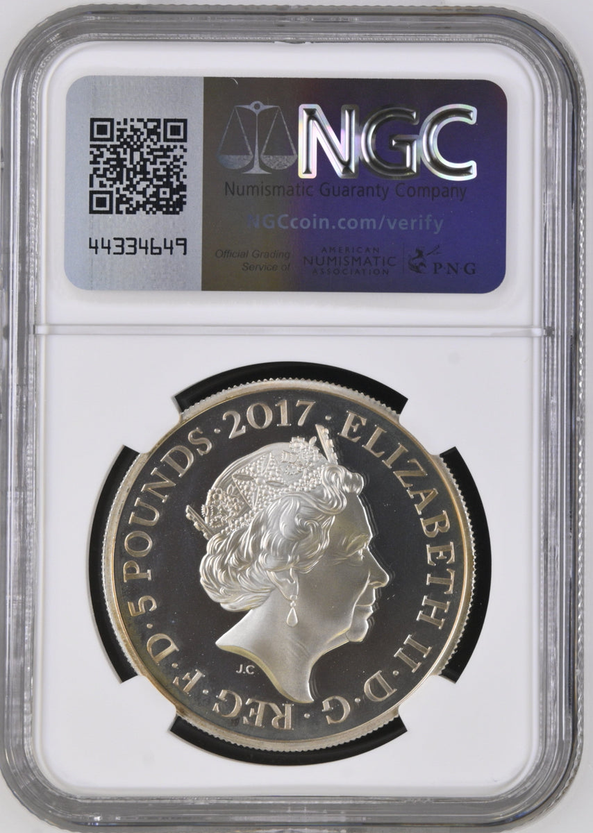 2017 SILVER PROOF PORTRAIT OF BRITAIN WESTMINSTER ABBEY ( NGC ) PF68 ...