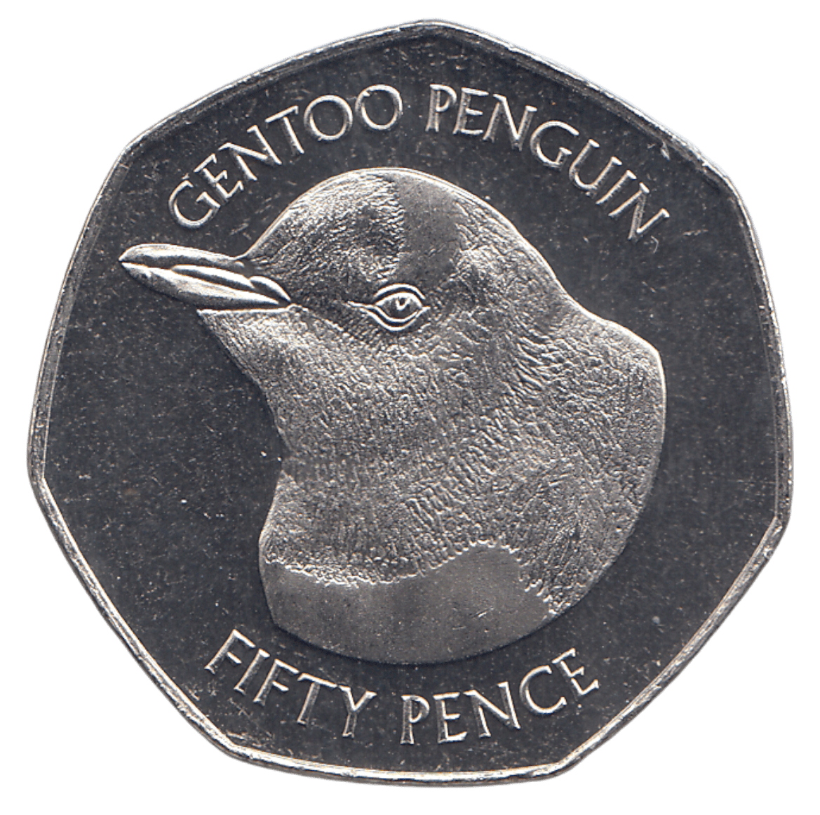 2018 50P GENTOO PENGUIN ( BU ) – Cambridgeshire Coins