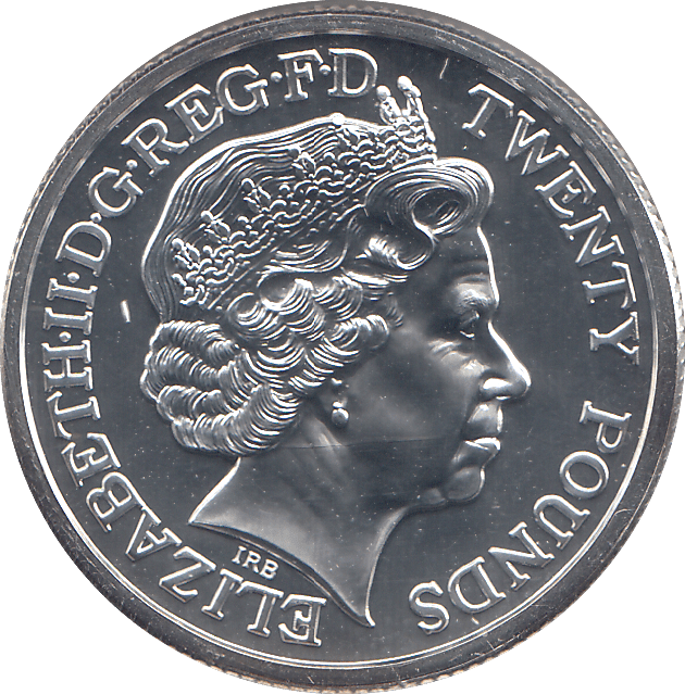 2018 SILVER TWENTY POUNDS BU SILVER WORLD COINS Cambridgeshire Coins ...