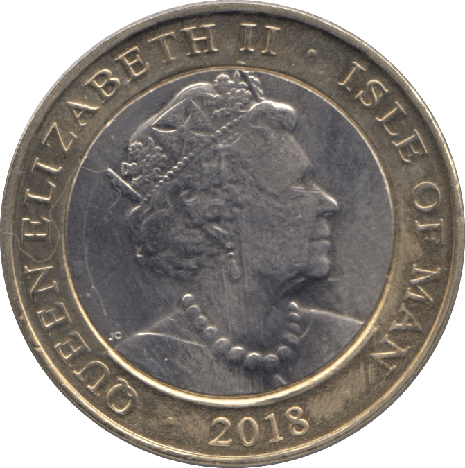 2018 TT TWO POUNDS ISLE OF MAN WORLD COINS Cambridgeshire Coins ...