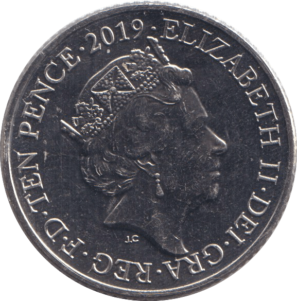 2019 Brilliant Uncirculated 10P A-ANGEL OF THE NORTH 10p BU ...