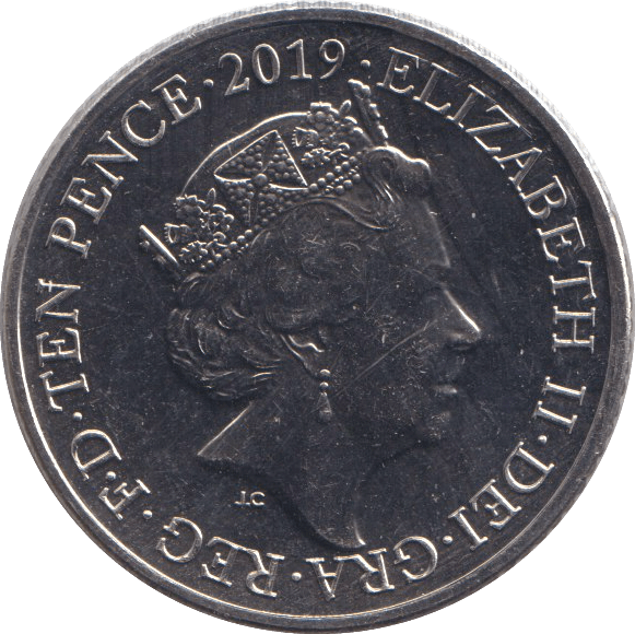 2019 Brilliant Uncirculated 10P T- TEAPOT 10p BU Cambridgeshire Coins ...