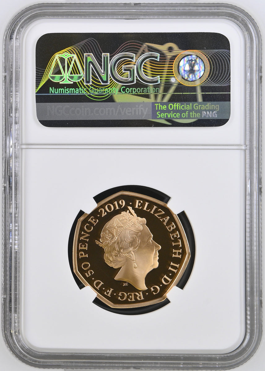 2022 GOLD PROOF 50P COMMONWEALTH GAMES ULTRA CAMEO PF 70 NGC GOLD 50P ...