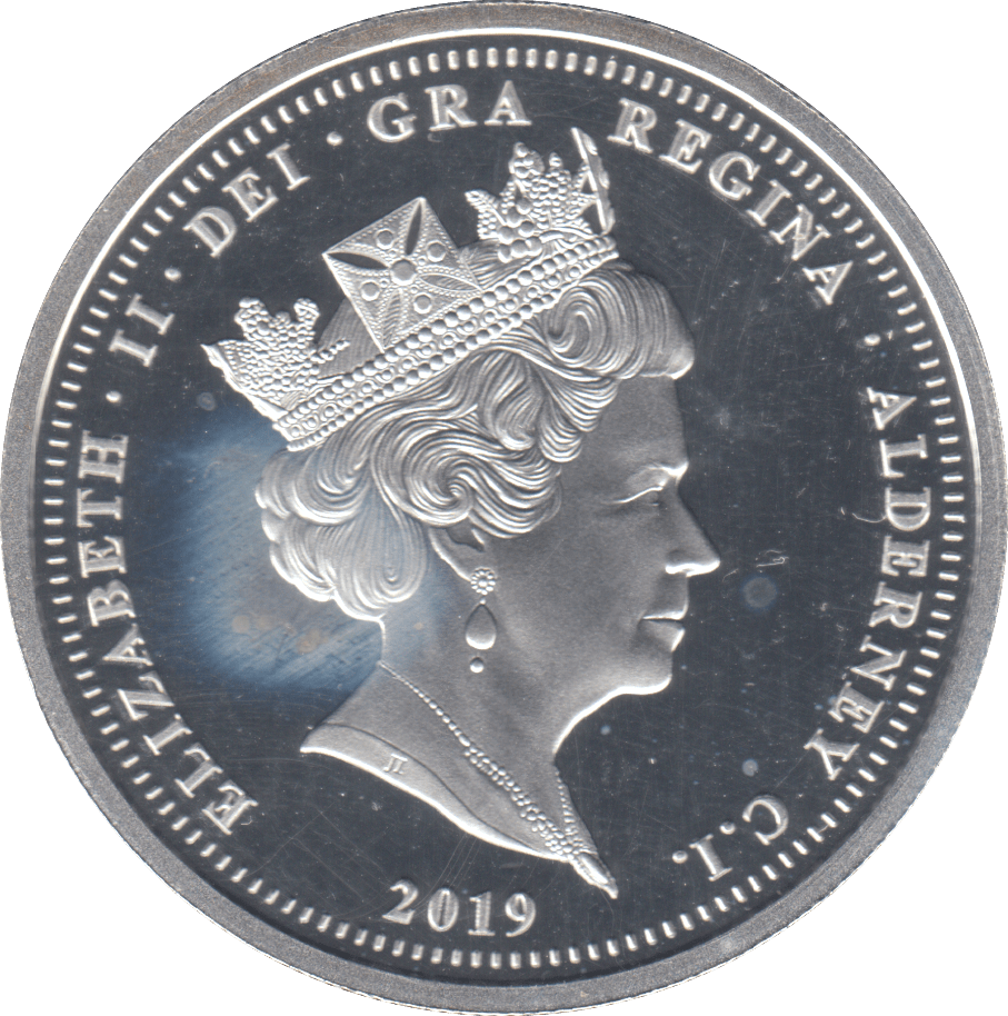 2019 SILVER PROOF £5 50TH ANNIVERSARY OF CONCORDE'S FIRST FLIGHT SILVER ...