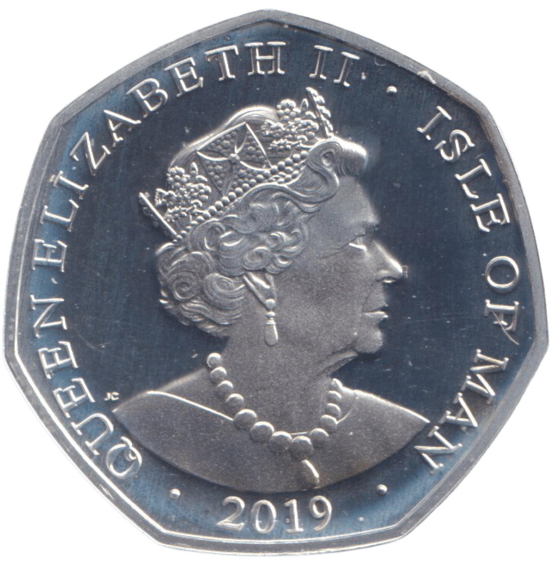 2019 SILVER PROOF 50P ISLE OF MAN – Cambridgeshire Coins