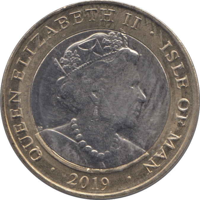 2019 TT TWO POUNDS ISLE OF MAN WORLD COINS Cambridgeshire Coins ...