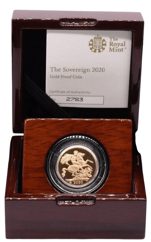2020 GOLD PROOF SOVEREIGN BOXED GOLD PROOF SOVEREIGNS Cambridgeshire ...
