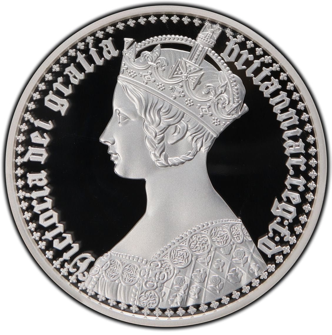 2021 SILVER £20 NEW GOTHIC CROWN PCGS PR70 ALDERNEY PORTRAIT NGC SILVER ...