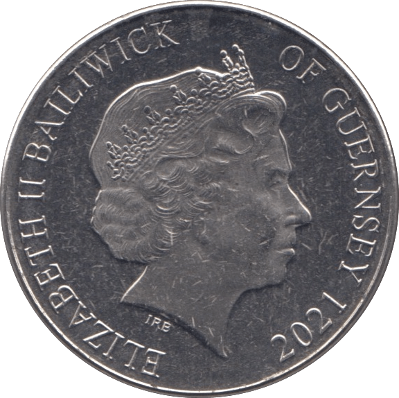 2021 TEN PENCE BAILIWICK OF GUERNSEY SEVEN SPOT LADYBIRD 10p Proof ...