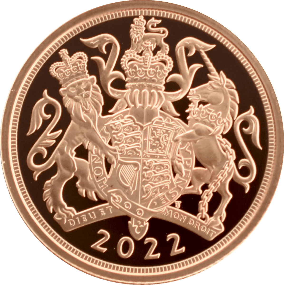 2022 GOLD MEMORIAL PROOF HALF SOVEREIGN BOXED GOLD PROOF HALF ...