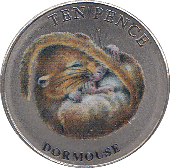 2022 TEN PENCE WILDLIFE COLLECTION DORMOUSE WORLD COINS Cambridgeshire ...