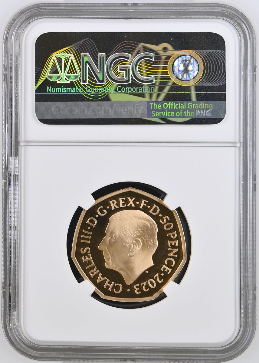 2022 GOLD PROOF 50P COMMONWEALTH GAMES ULTRA CAMEO PF 70 NGC GOLD 50P ...