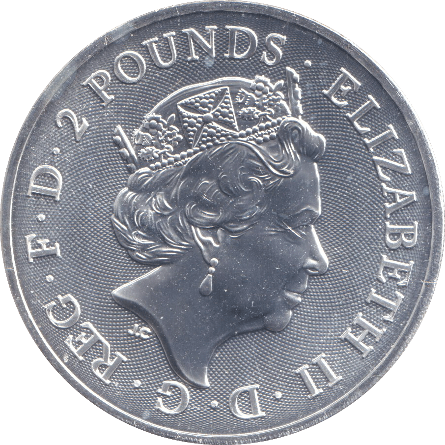 2023 SILVER 1OZ KING ARTHUR TWO POUND BRILLIANT UNCIRCULATED ...