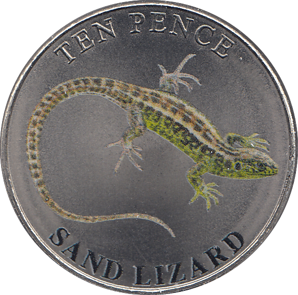 2023 TEN PENCE WILDLIFE COLLECTION SAND LIZARD WORLD COINS ...