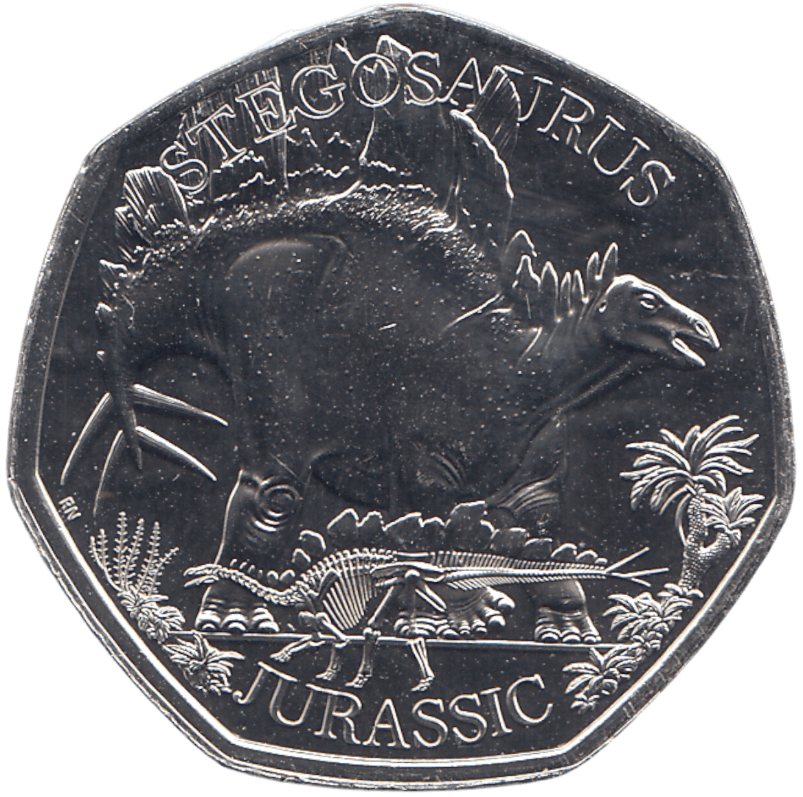 2024 50P STEGOSAURUS ( BU ) – Cambridgeshire Coins