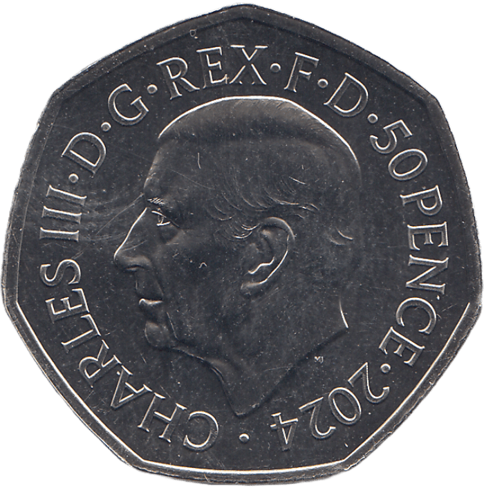 2024 BRILLIANT UNCIRCULATED COLOURISED 200 YEARS RNLI FIFTY PENCE 50p ...