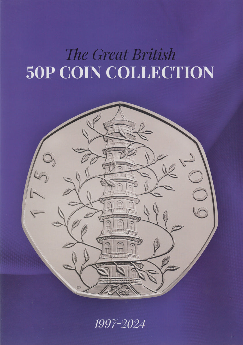 New 2024 UK 50p Coin Hunt Album Coin Album Cambridgeshire Coins ...