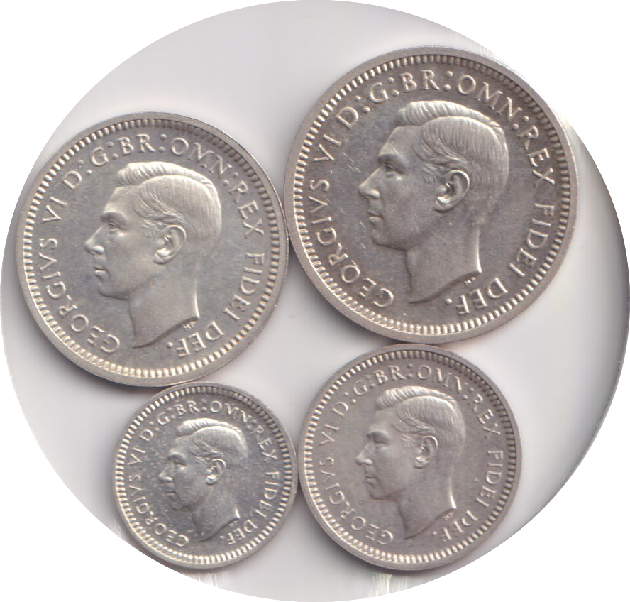 1950 MAUNDY SET Maundy Set Cambridgeshire Coins – Cambridgeshire Coins