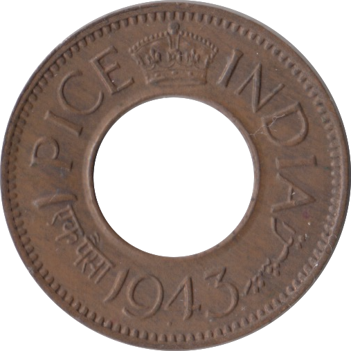 1943 ONE PICE INDIA WORLD COINS Cambridgeshire Coins – Cambridgeshire Coins