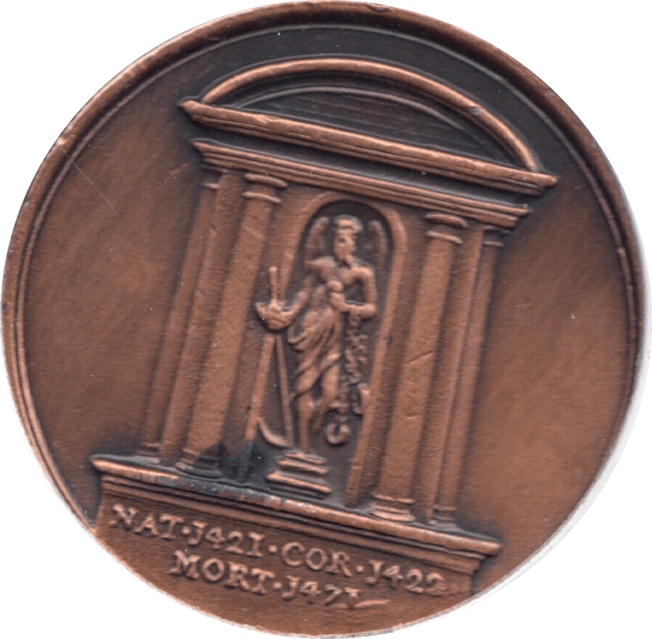 COIN BRONZE 23g MEDALLION HENRICUS VI MEDALS & MEDALLIONS ...