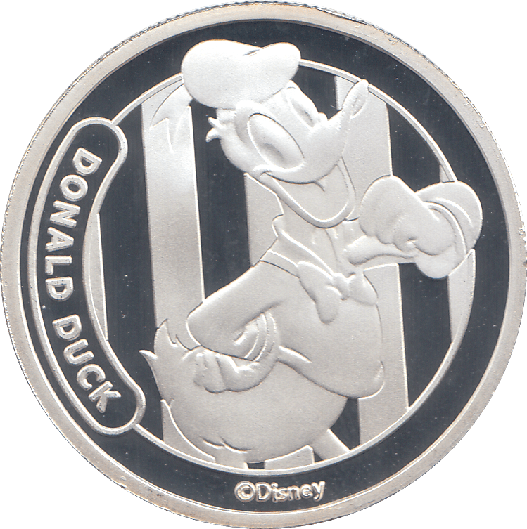 2021 DISNEY SILVER PLATED DONALD DUCK TOKEN ( PROOF ) – Cambridgeshire ...