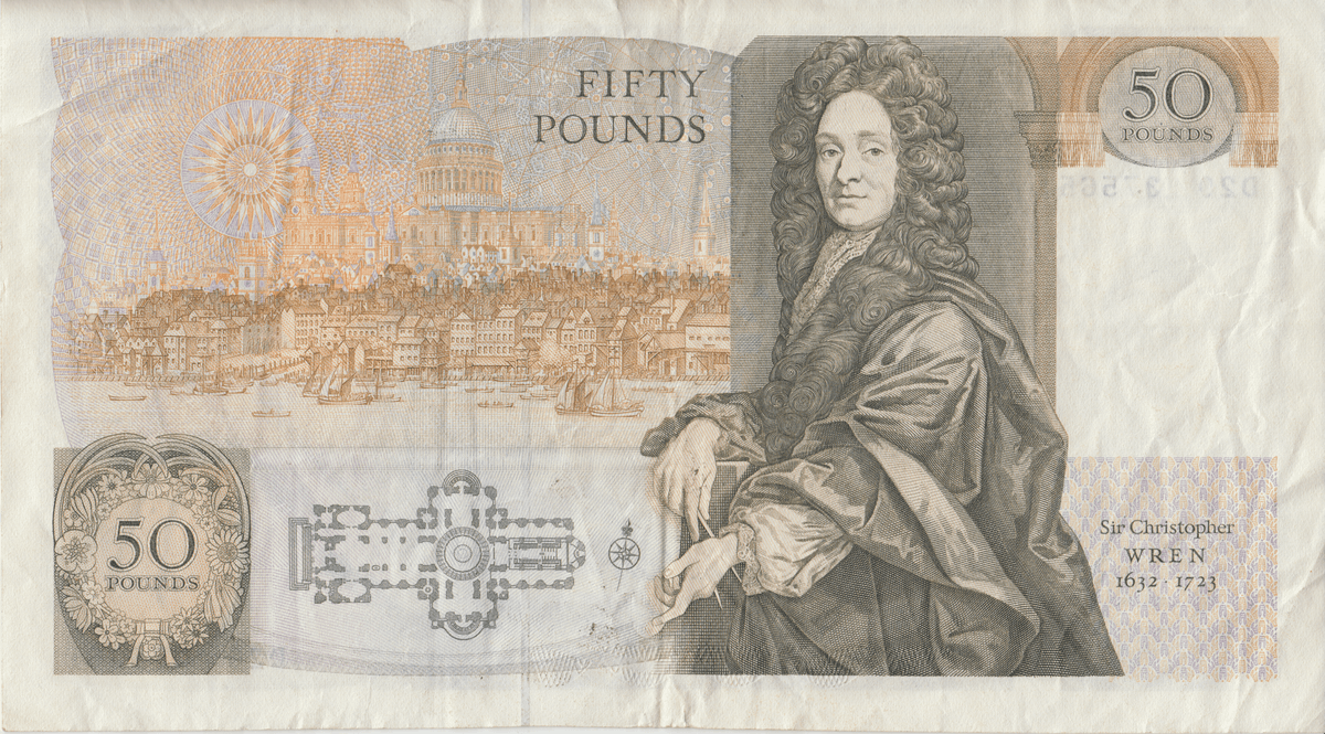FIFTY POUNDS BANKNOTE SOMERSET REF £50-6 £50 Banknotes Cambridgeshire ...