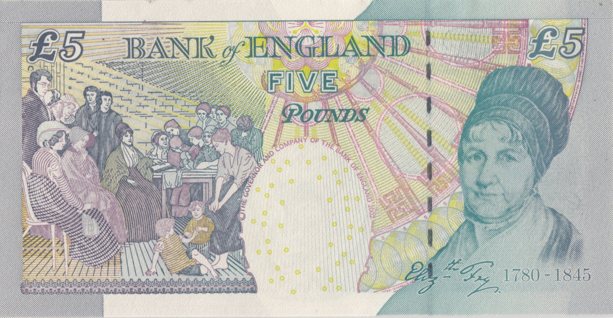 FIVE POUNDS BANKNOTE GILL REF £5-114 £5 BANKNOTES Cambridgeshire Coins ...