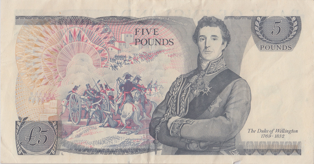 FIVE POUNDS BANKNOTE GILL REF £5-119 £5 BANKNOTES Cambridgeshire Coins ...