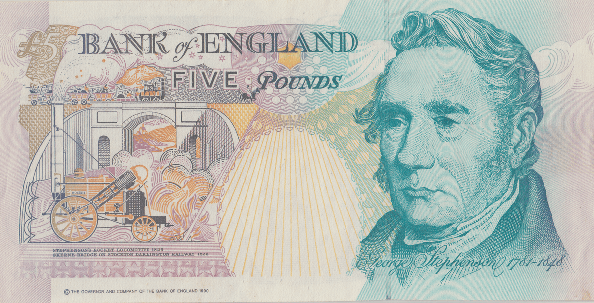 FIVE POUNDS BANKNOTE GILL REF £5-150 £5 BANKNOTES Cambridgeshire Coins ...
