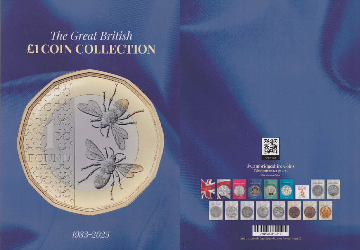 2024 GREAT BRITISH £1 COIN HUNT COLLECTORS COIN ALBUM GIFT PURPLE BOOK ...