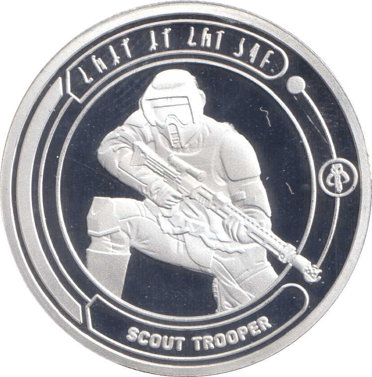 STAR WARS SILVER PLATED SCOUT TROOPER TOKEN ( PROOF ) – Cambridgeshire ...