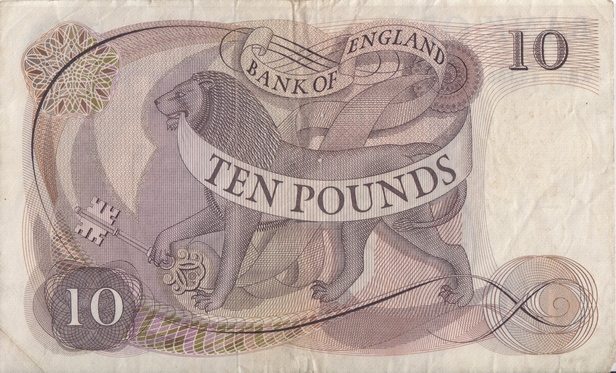 TEN POUNDS BANKNOTE FFORDE REF £10-74 £10 Banknotes Cambridgeshire ...