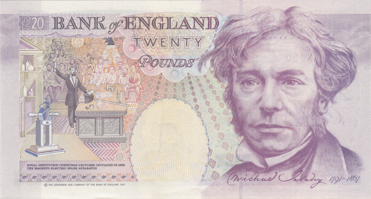 TWENTY POUNDS BANKNOTE LOWTHER REF £20-13 £20 BANKNOTES Cambridgeshire ...
