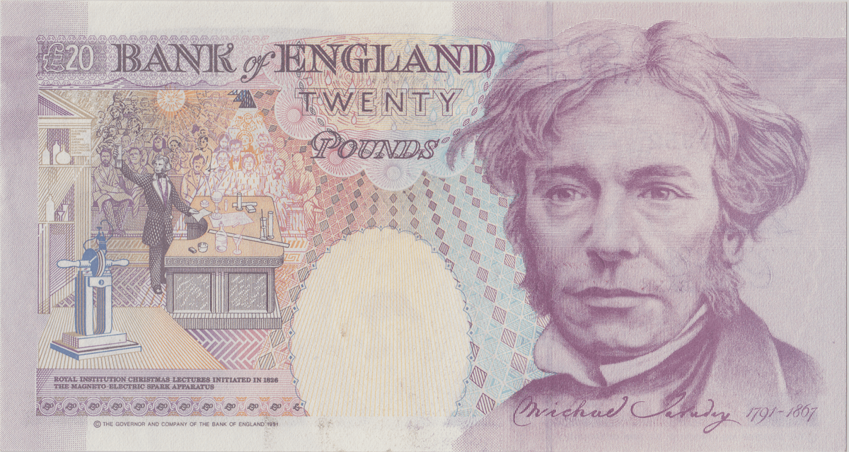 TWENTY POUNDS BANKNOTE GILL REF £20-31 £20 BANKNOTES Cambridgeshire ...