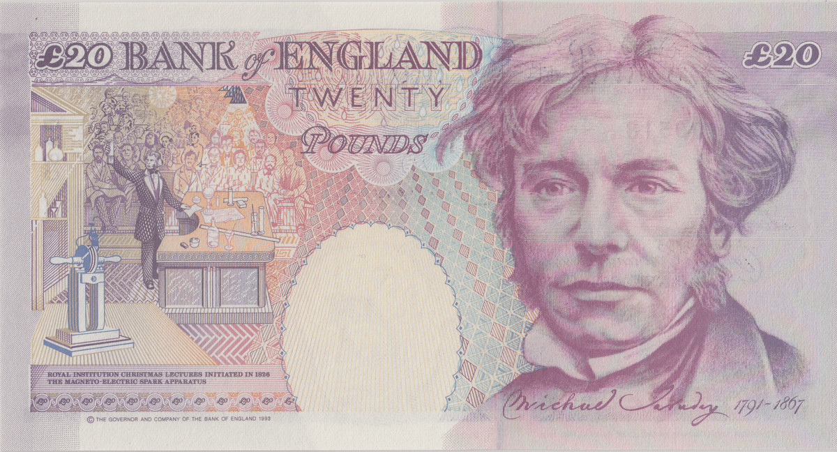 TWENTY POUNDS BANKNOTE LOWTHER REF £20-29 £20 BANKNOTES Cambridgeshire ...