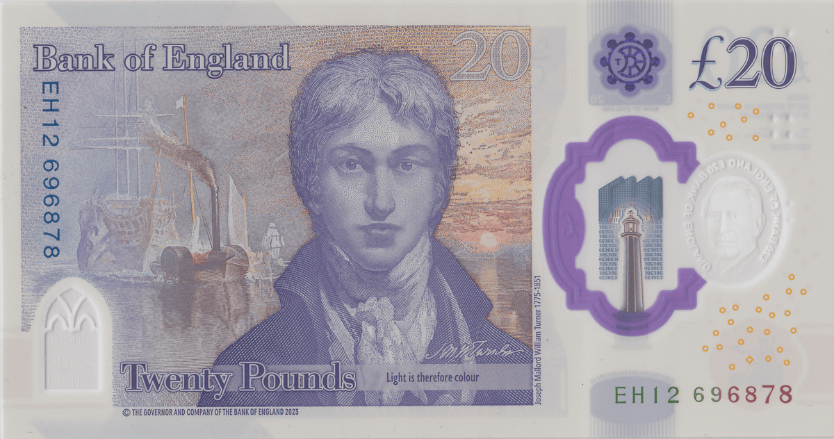TWENTY POUNDS BANKNOTE SARAH JOHN REF £20-36 £20 BANKNOTES ...