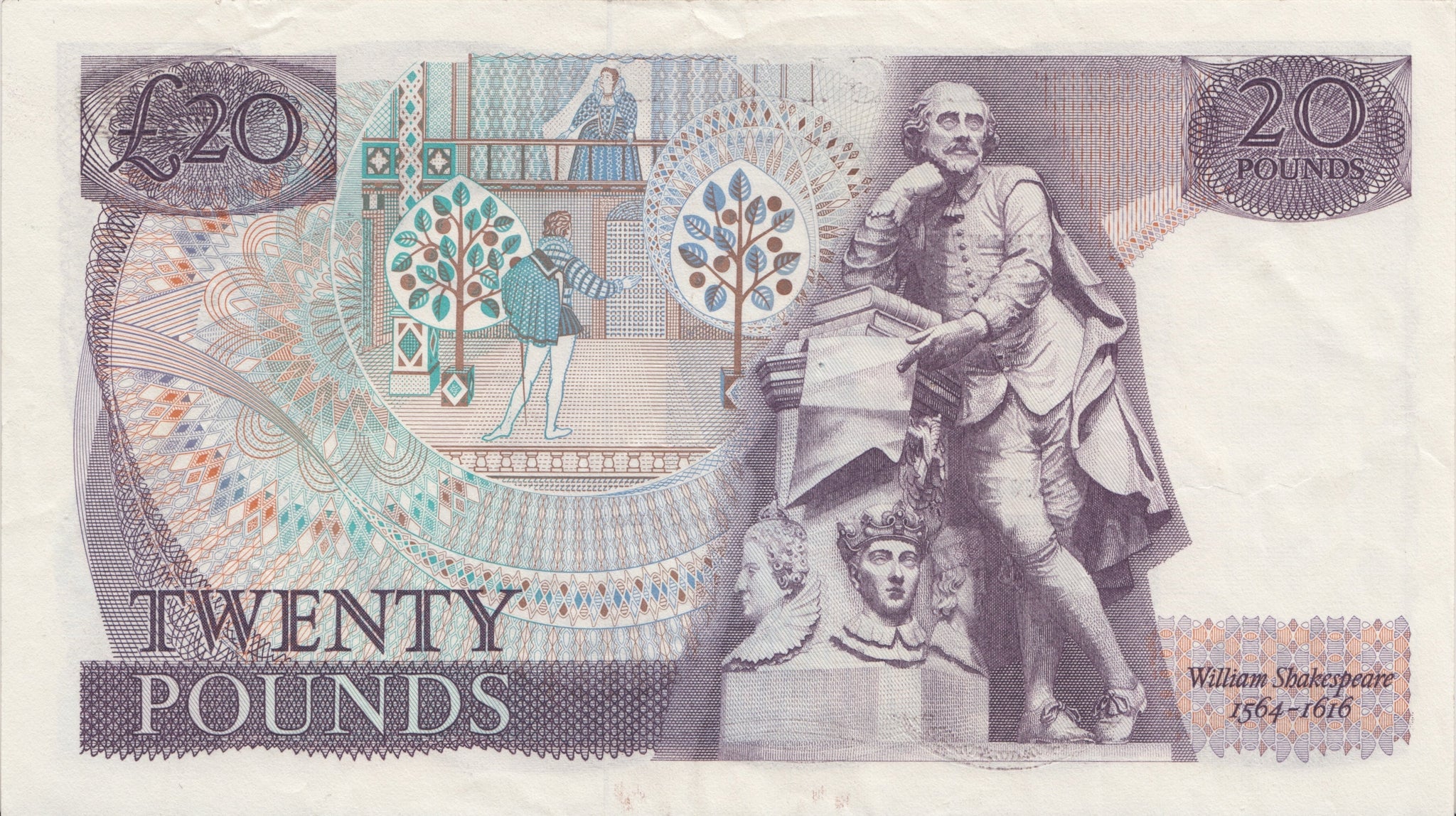 TWENTY POUNDS BANKNOTE SOMERSET REF £20-21 £20 BANKNOTES Cambridgeshire ...