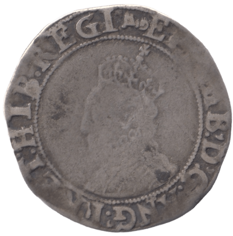 1595 ELIZABETH I SILVER SHILLING hammered coins Cambridgeshire Coins ...
