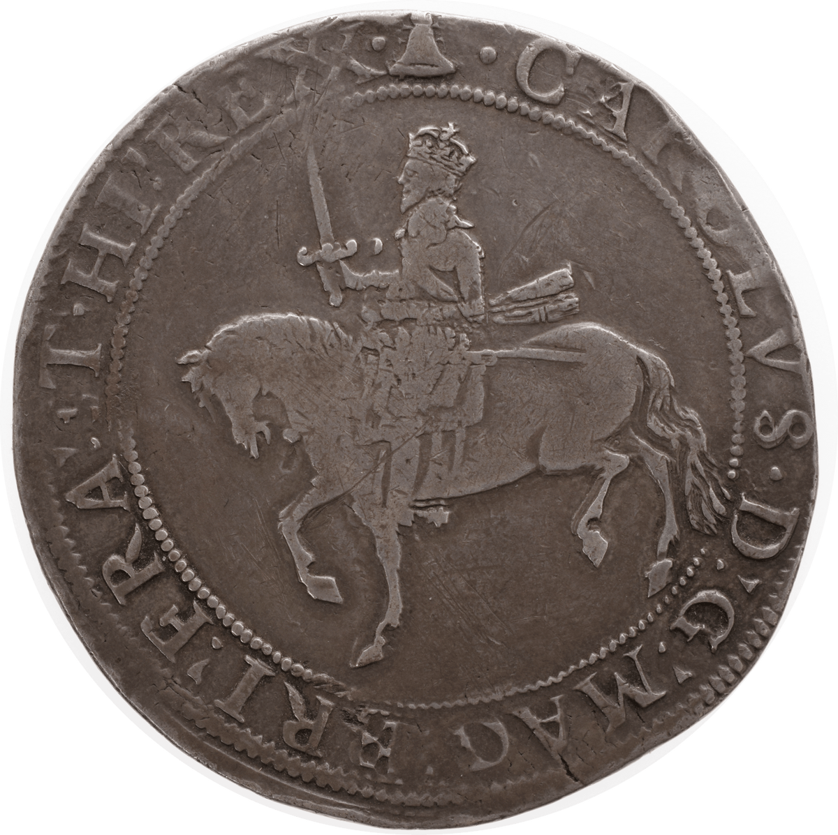 1634 - 1635 CROWN TOWER MINT 3RD HORSEMAN BELL CROWN Cambridgeshire ...