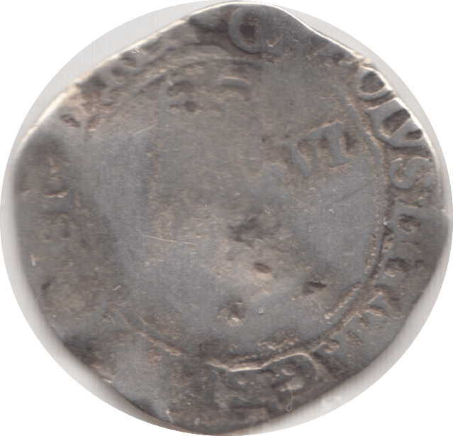 1642 CHARLES 1ST SILVER SIXPENCE Hammered Coins Cambridgeshire Coins ...