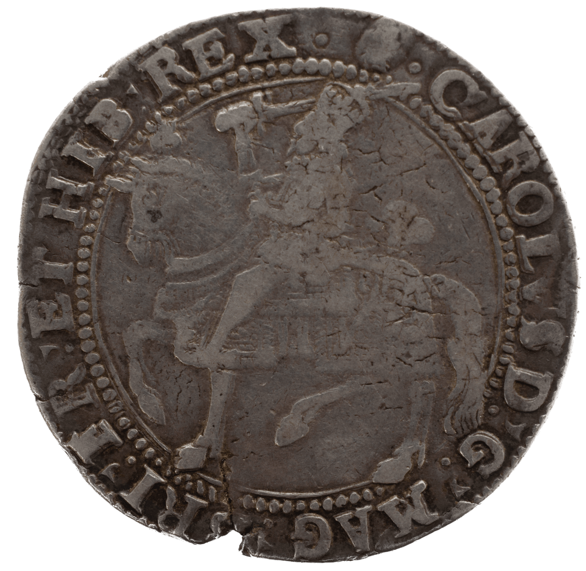 1643 - 1646 CROWN tower mint CHARLES 1st change title Cambridgeshire ...