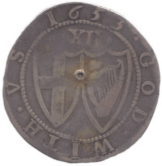 1649 - 1660 SILVER COMMONWEALTH SHILLING CROMWELL Hammered Coins ...