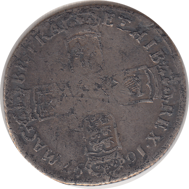 1697 SHILLING ( FAIR ) 4 - Cambridgeshire Coins – Cambridgeshire Coins