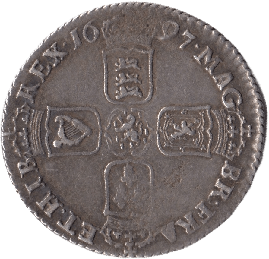 1697 SHILLING ( VF ) Shilling Cambridgeshire Coins – Cambridgeshire Coins